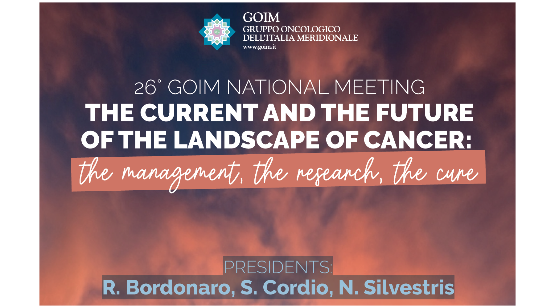 26° Goim National Meeting - The Current And The Future Of The Landscape ...